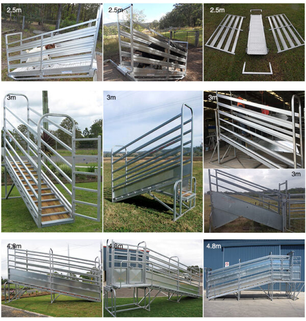 Galvanized Cattle Crush & Ramp - DB Fencing