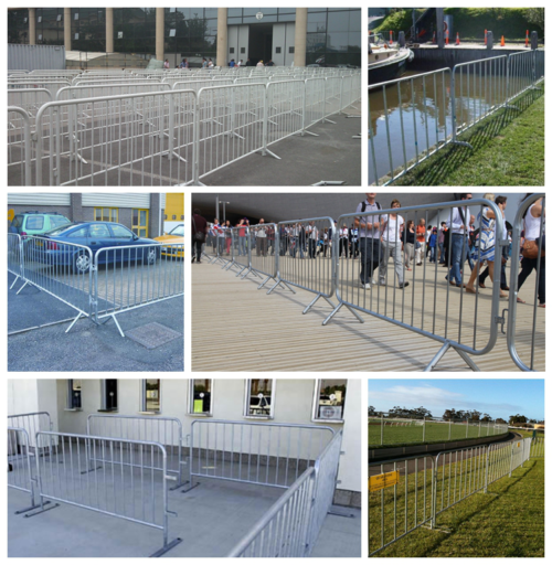 Crowd Control Fencing For Road Traffic Safety & Concert