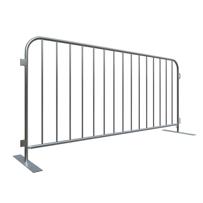 Galvanized Steel Interlocking Crowd Control Barriers - Heavy Duty Barricade