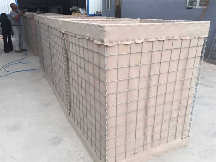Rapid Tactical Defense with Hesco Bastion Barrier