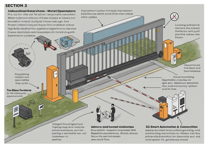 Industrial Sliding Gates: Types, Automation, Safety