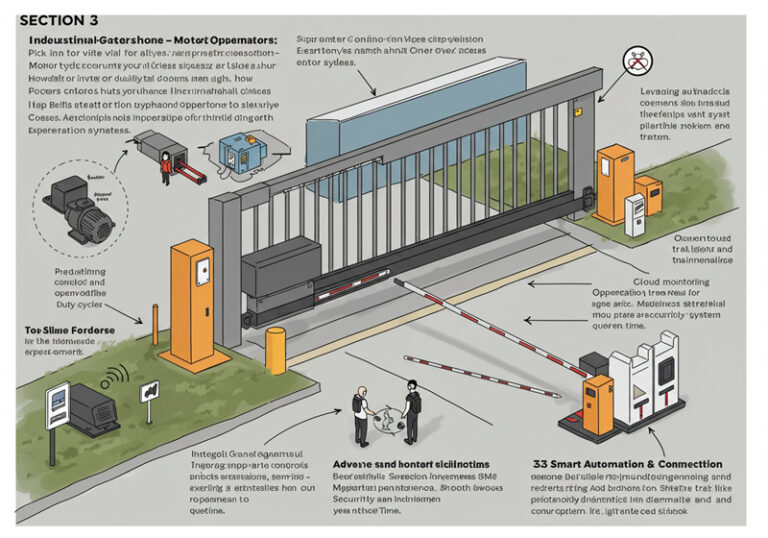 Industrial Sliding Gates: Types, Automation, Safety