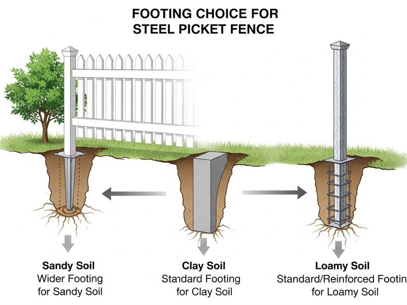 Steel Fence Engineering: Wind Loads & Foundations